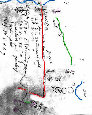 Treasure Hunting: Horse and Saddle Map